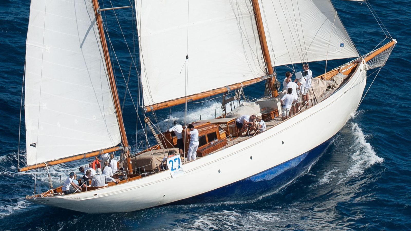 27m classic White Brothers ketch Milena for sale
